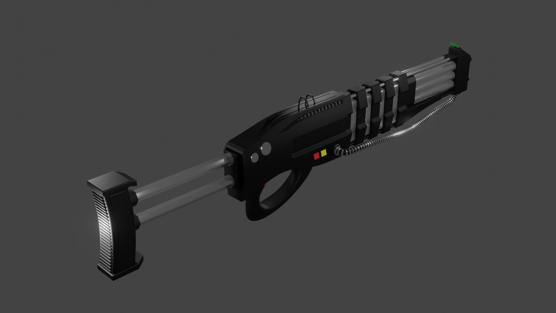 HAVOC200 Science Fiction Energy Rifle 3D model | CGTrader