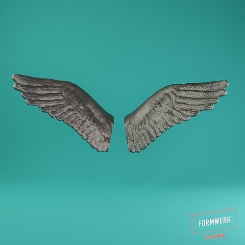 Wing 01 3D model 3D printable | CGTrader