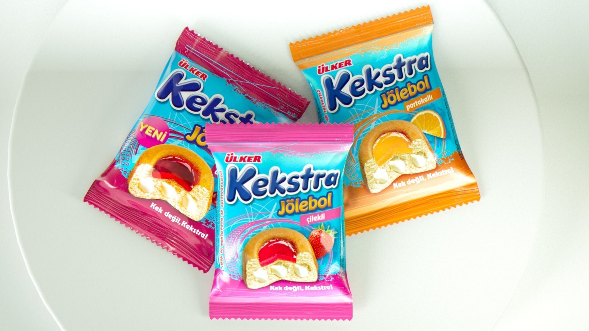 3D model Ulker Kekstra Kek - 3d Low Poly Cake - Cupcake Model VR / AR ...