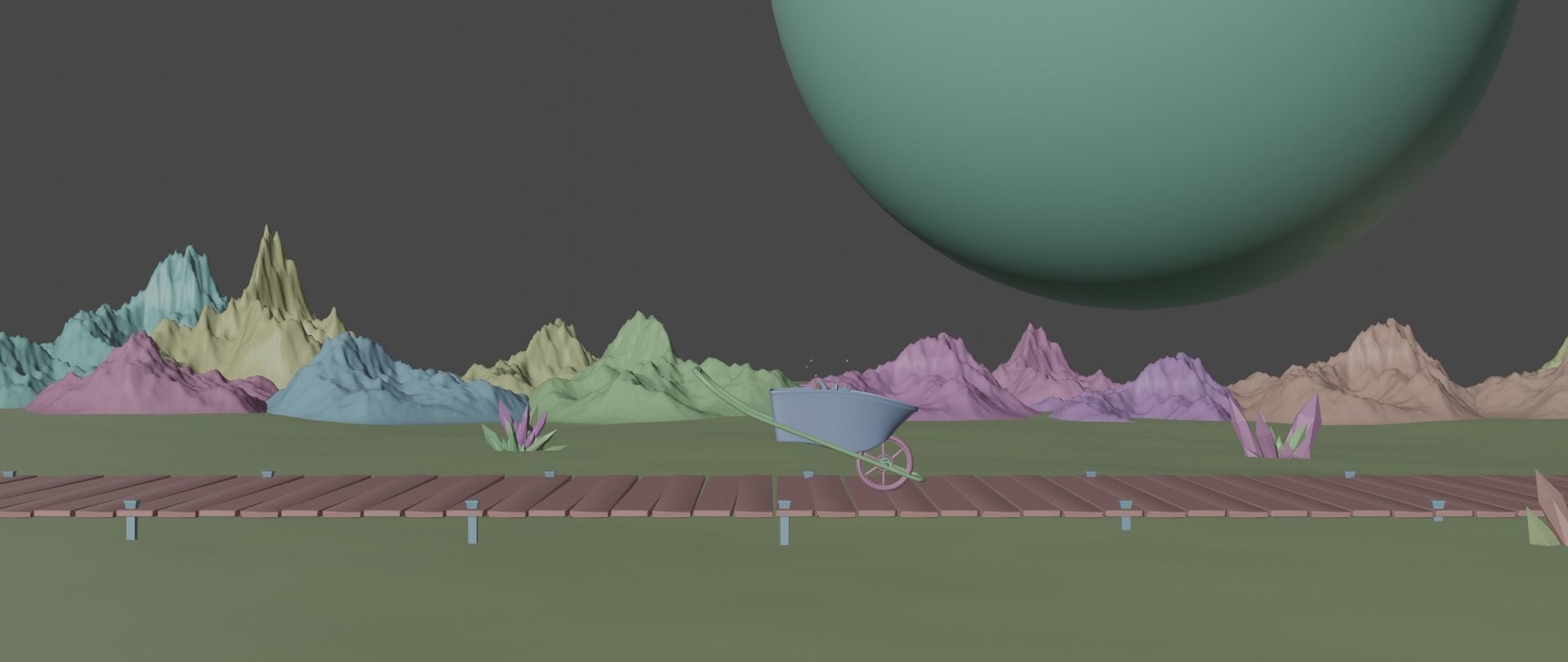 Fantasy Sea side View 3D Model Animated 3D model animated | CGTrader