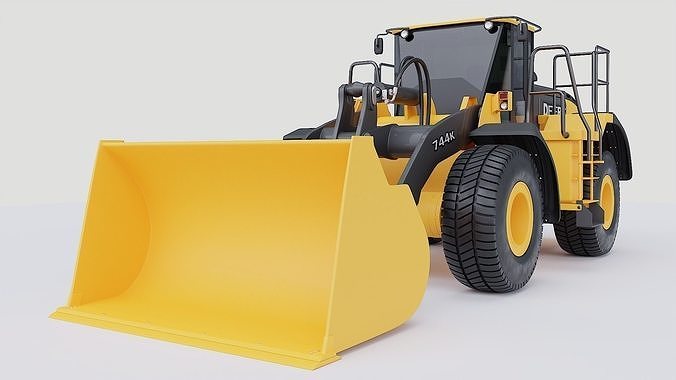 John Deere 744k Loader 3D model | CGTrader