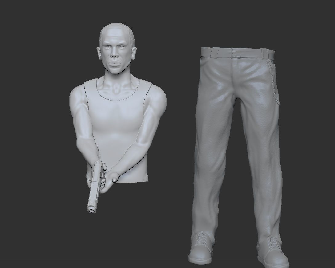 Carl Johnson GTA 3D model 3D printable | CGTrader