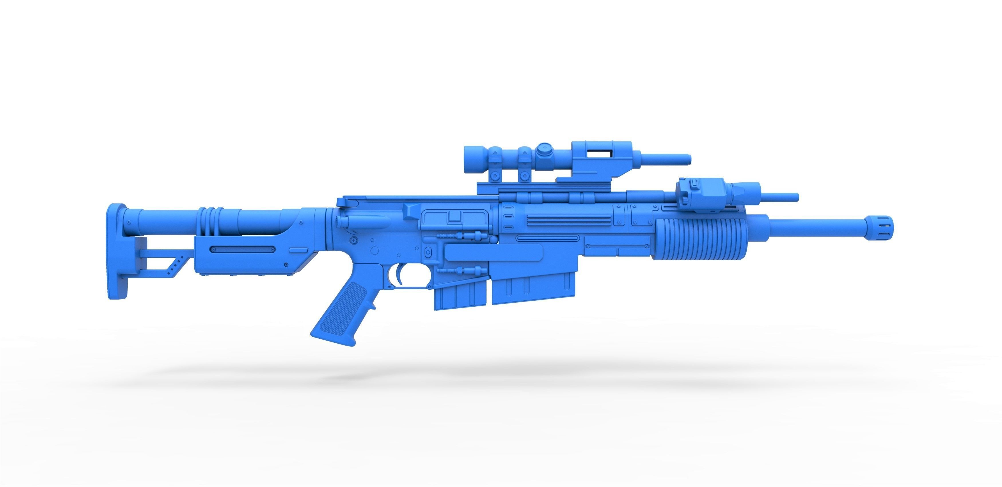 Blaster rifle A280-CFE from the movie Rogue One 2016 3D model | CGTrader