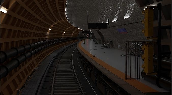 Subway Station free 3D model | CGTrader