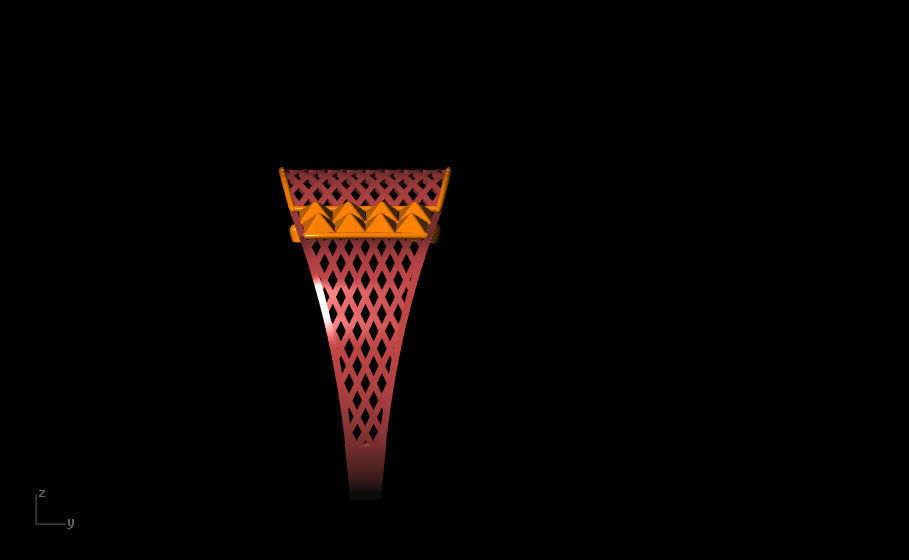 JEWELRY CAD DESING JALI RING 3D model 3D printable | CGTrader