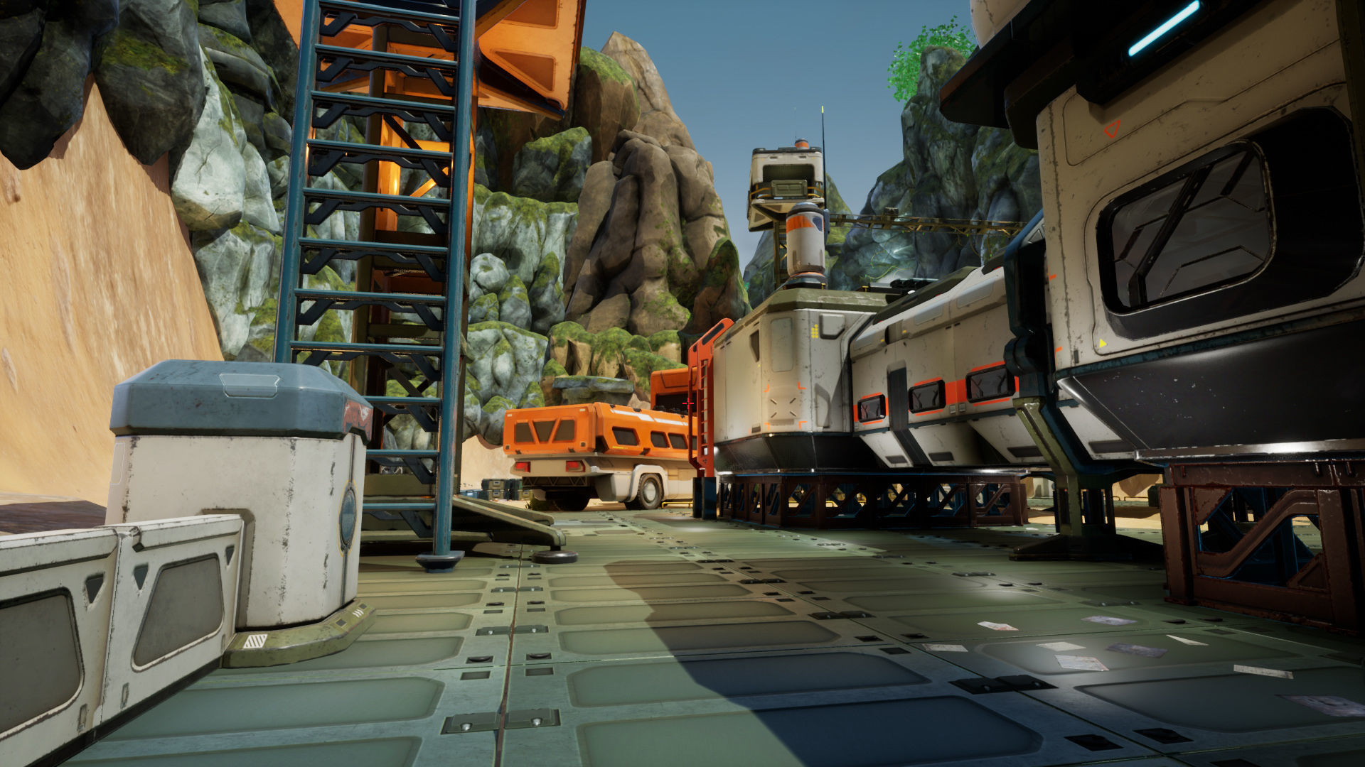 3D model Modular Sci-Fi Military Base VR / AR / low-poly | CGTrader