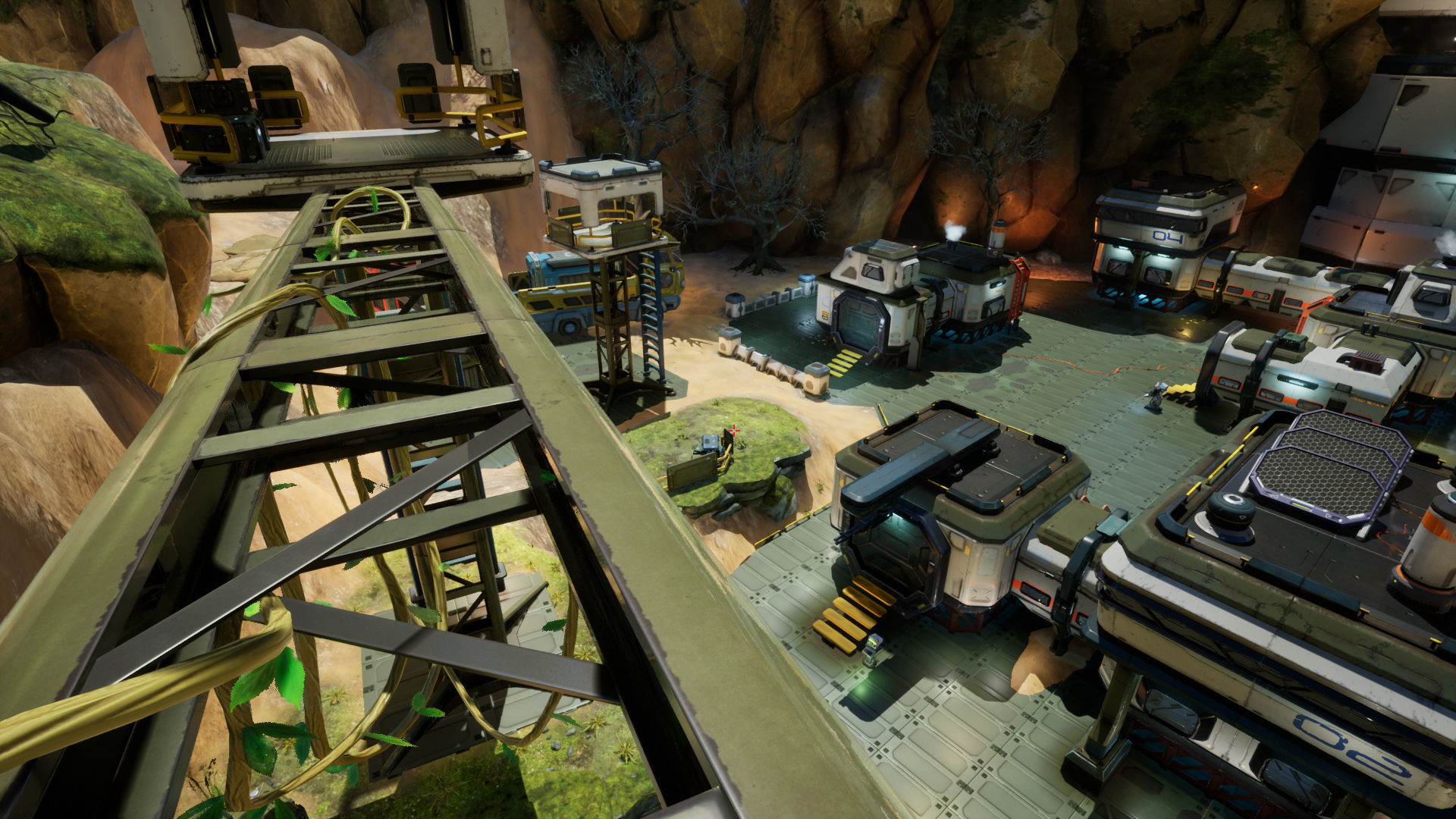 3D model Modular Sci-Fi Military Base VR / AR / low-poly | CGTrader