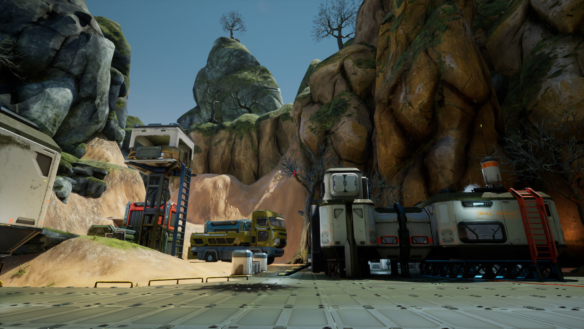 3D model Modular Sci-Fi Military Base VR / AR / low-poly | CGTrader