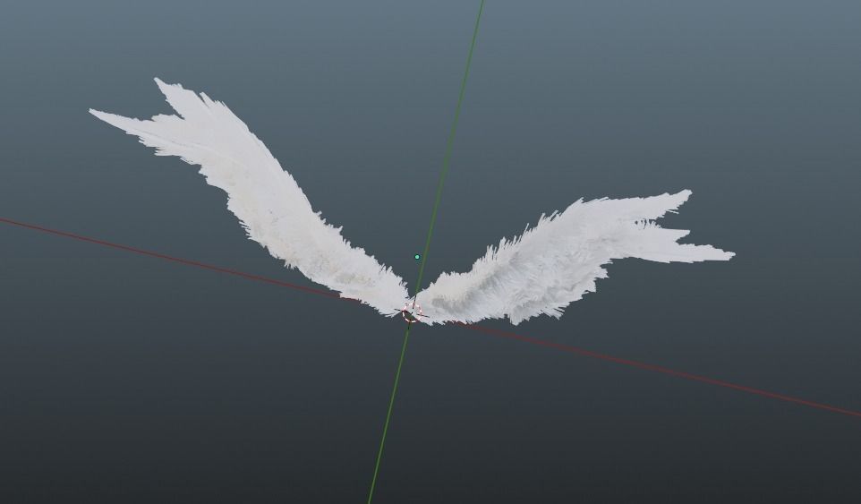Realistic Angel Wings Rigged and animated free VR / AR / low-poly 3D ...