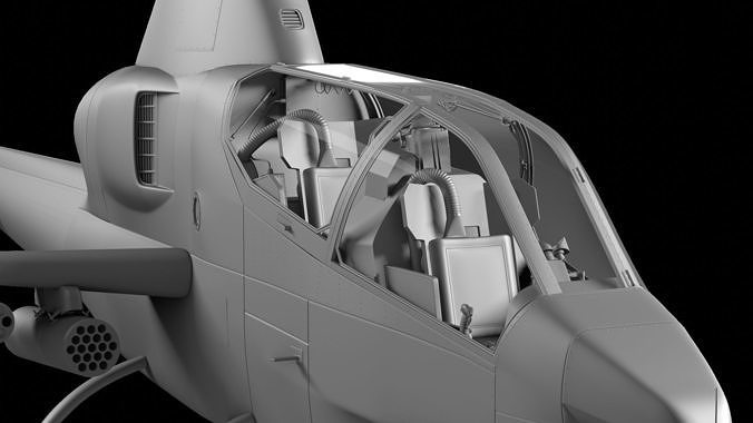 Cobra Helicopter Cockpit