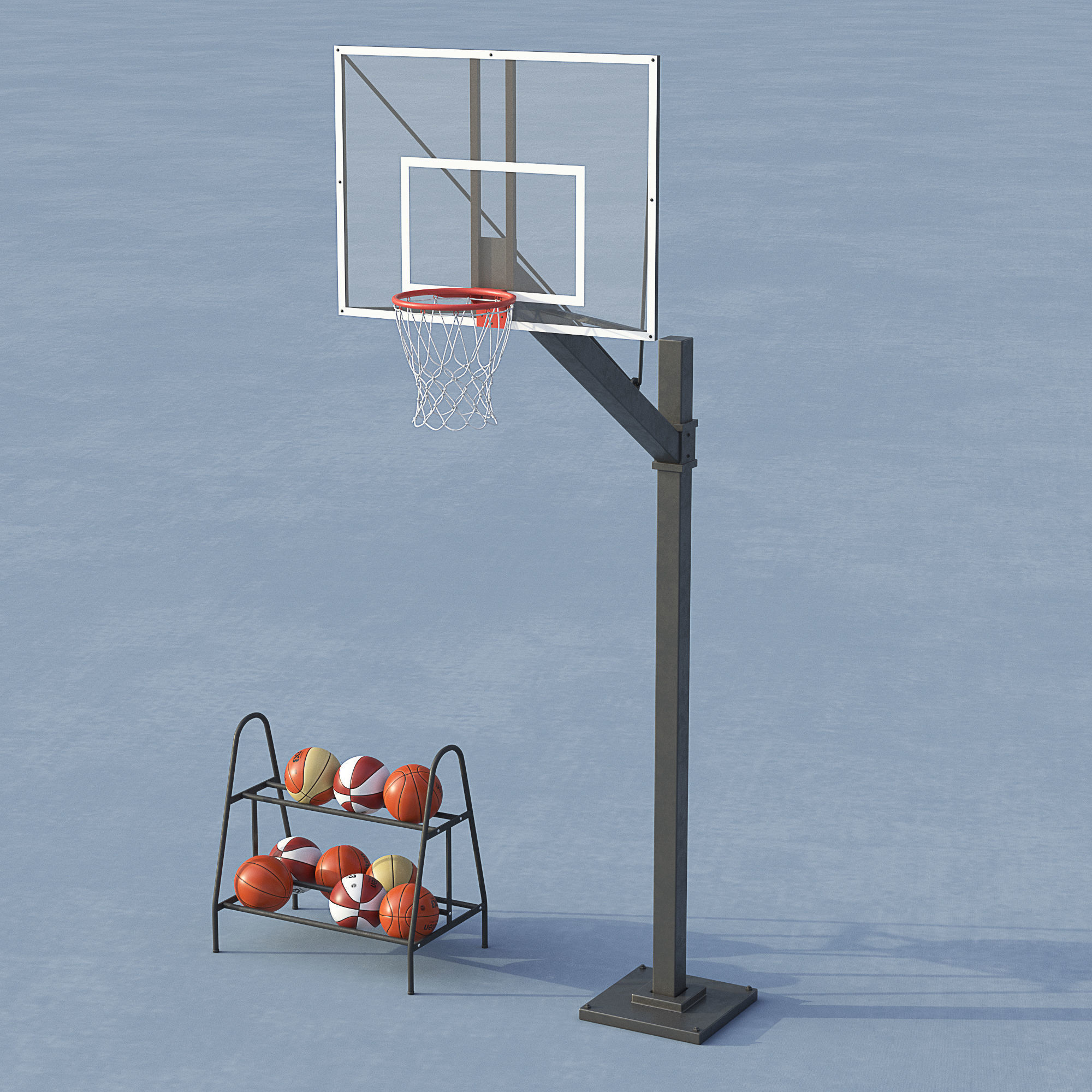 Basketball Hoop 3D model | CGTrader