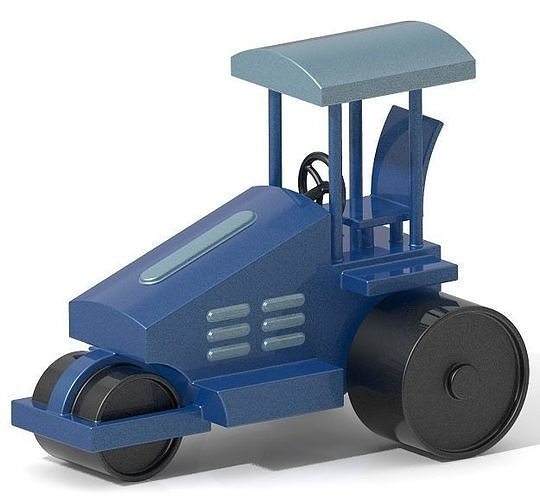 Classic Road Roller Machine 3D model 3D printable | CGTrader