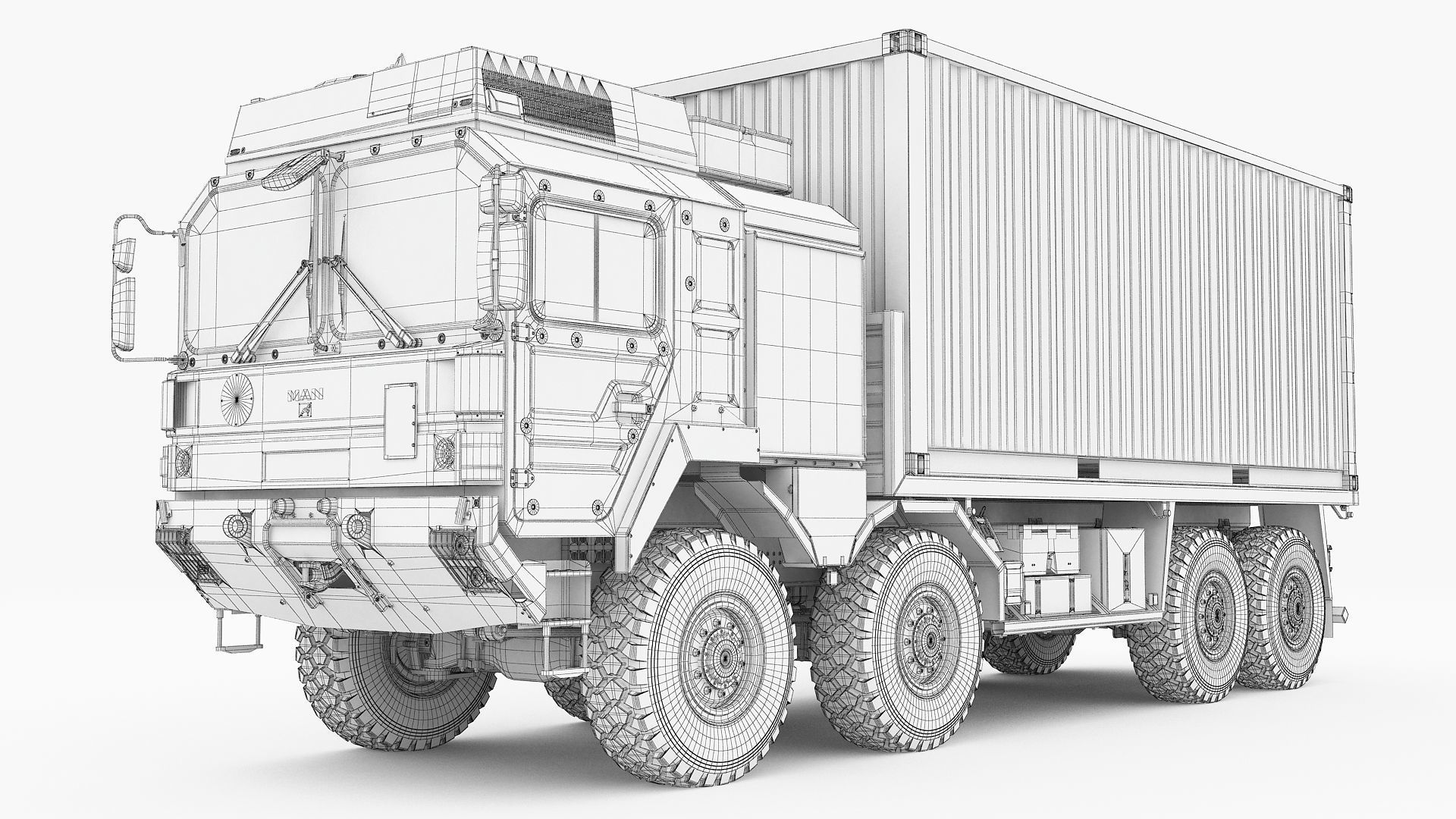 Trucks MAN HX77 3D model | CGTrader