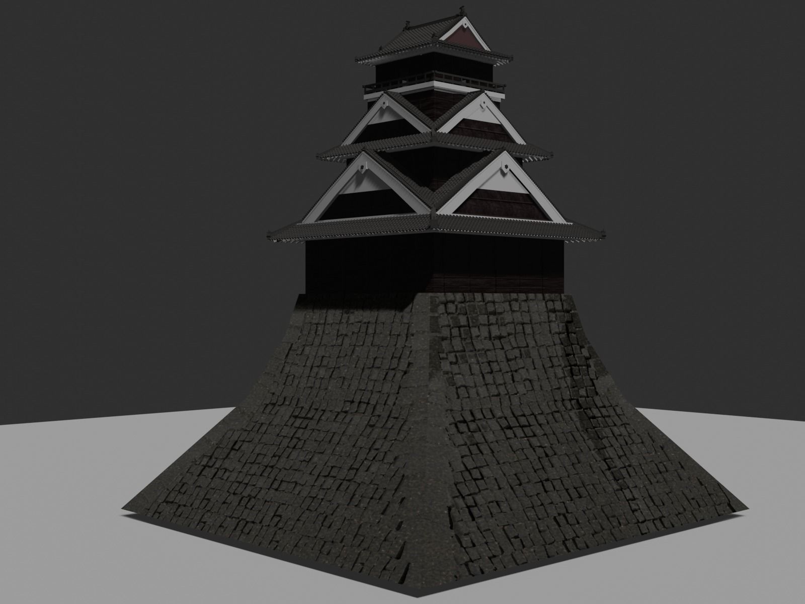 Japanese Castle 3D model | CGTrader