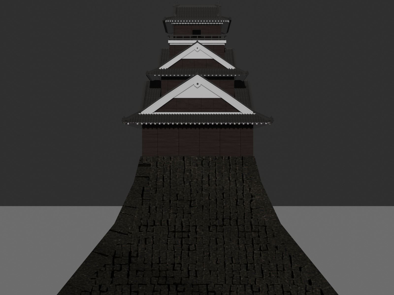 Japanese Castle 3D model | CGTrader