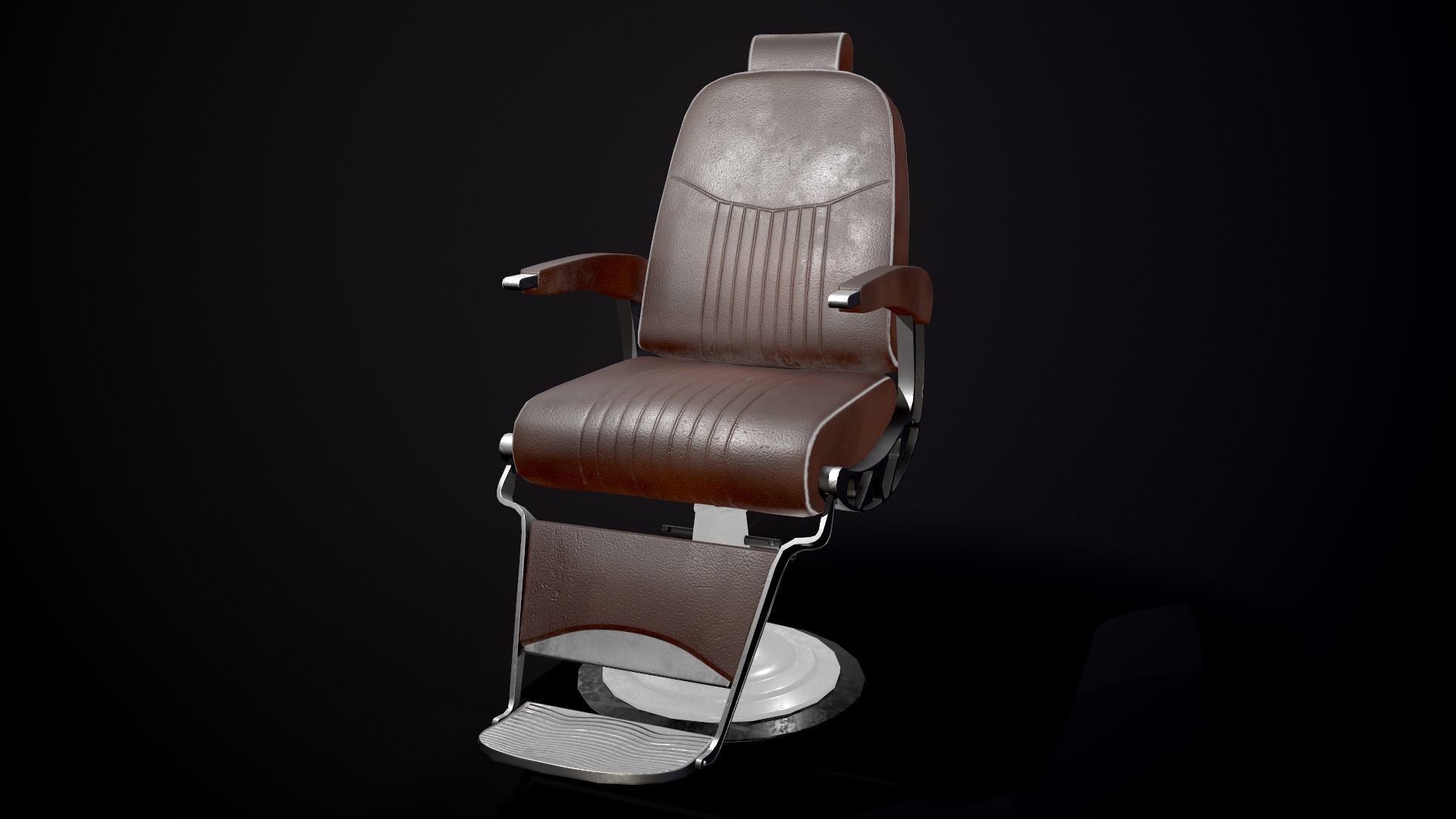 3D model Barber Chair 3D model VR / AR / low-poly | CGTrader
