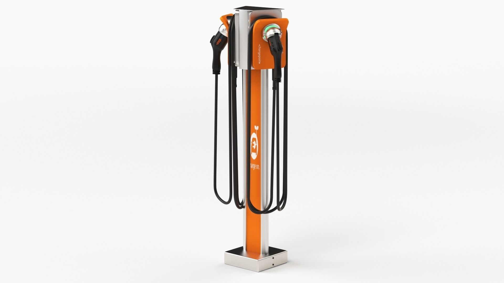 Electric Vehicle Chargepoint Part 02 3D model | CGTrader