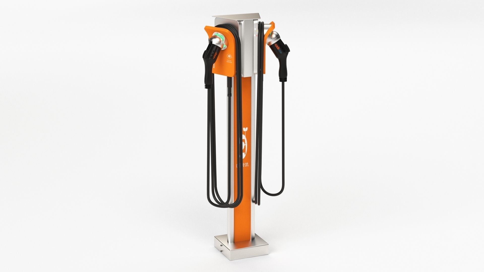 Electric Vehicle Chargepoint Part 02 3D model | CGTrader