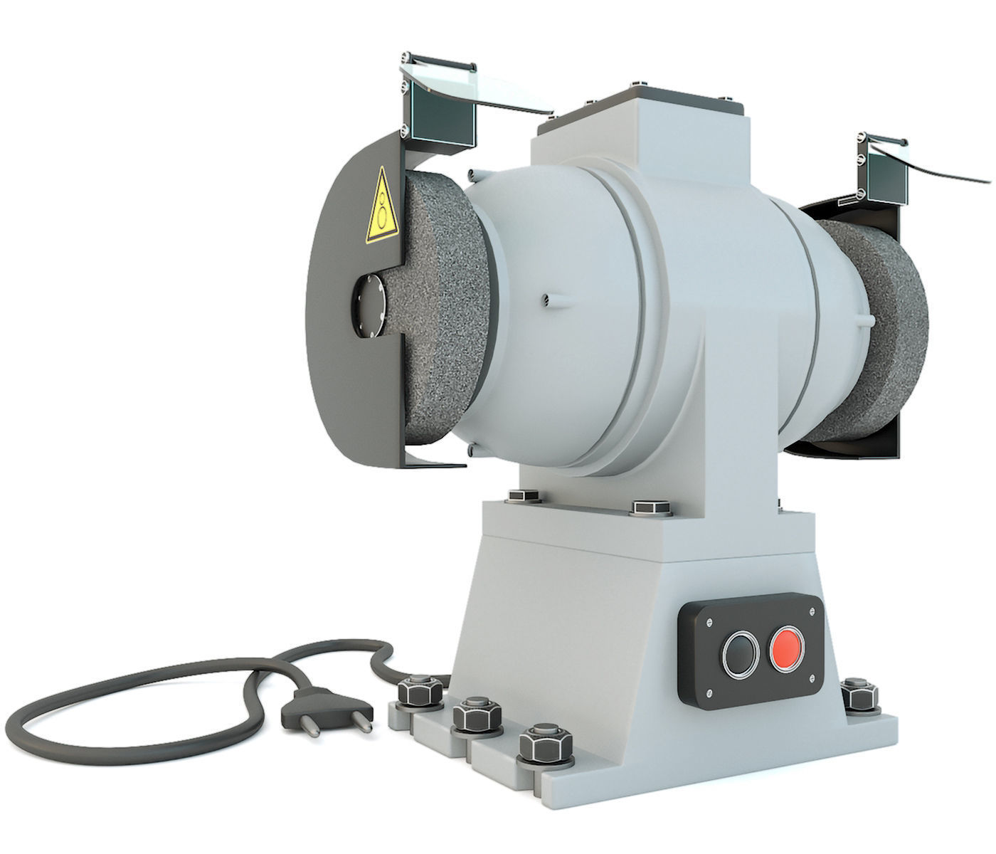 Industrial machine tool - Grinder machine 3D model | CGTrader