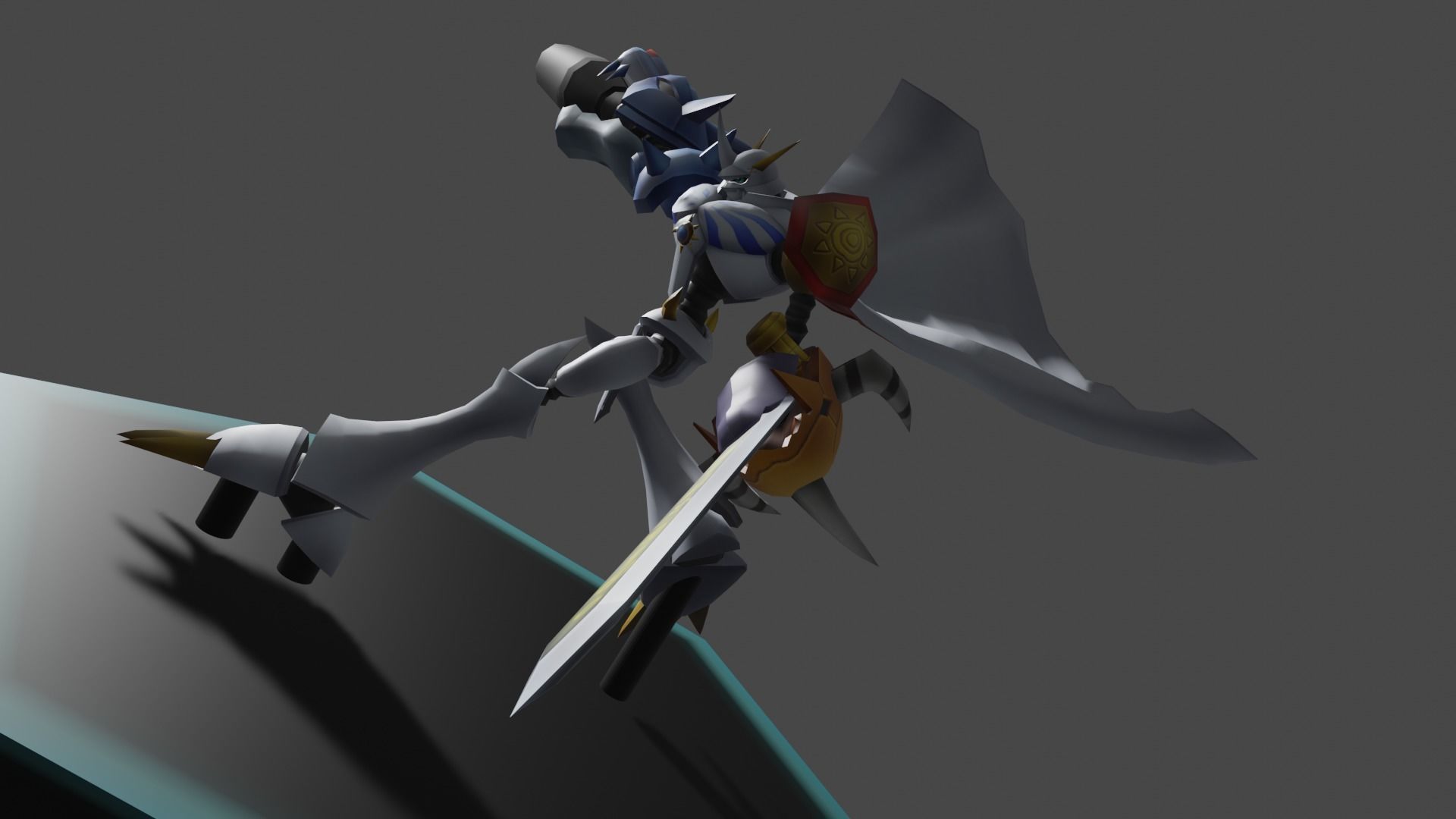 Omegamon gundam robot 3D model 3D printable | CGTrader