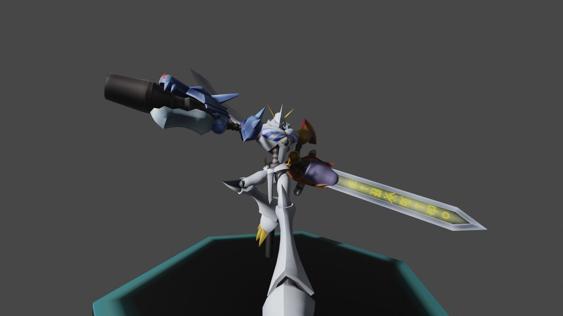 Omegamon 3D model 3D printable | CGTrader