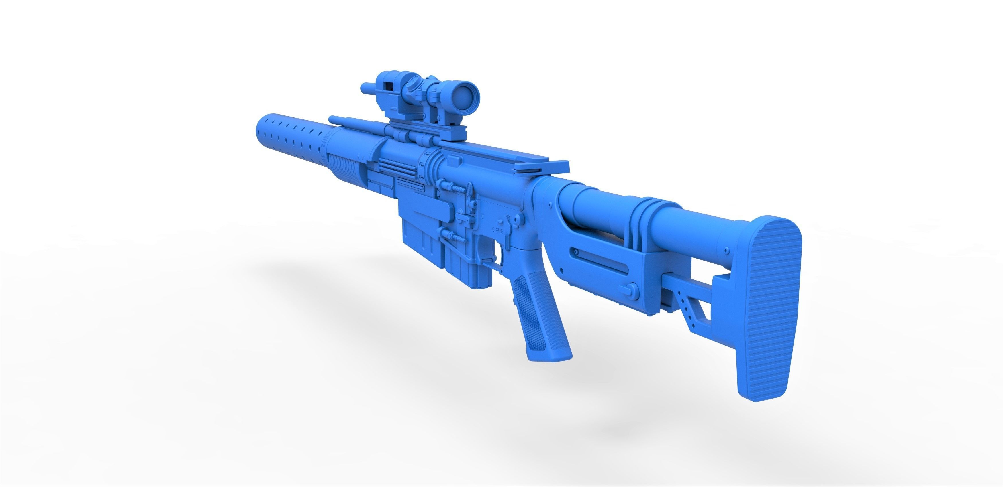 Sniper Blaster rifle A300 from the movie Rogue One 2016 3D model | CGTrader