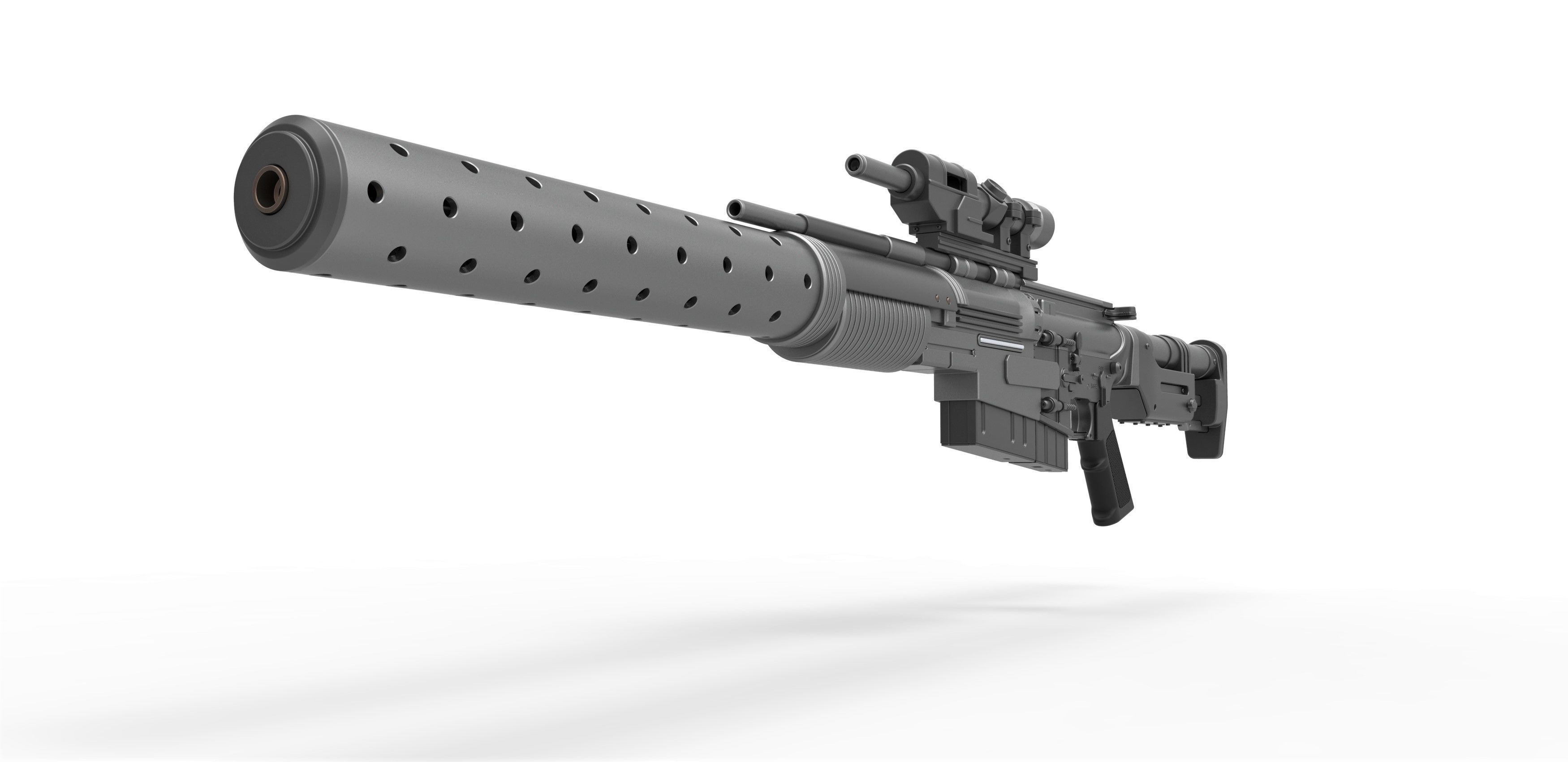 Sniper Blaster rifle A300 from the movie Rogue One 2016 3D model | CGTrader