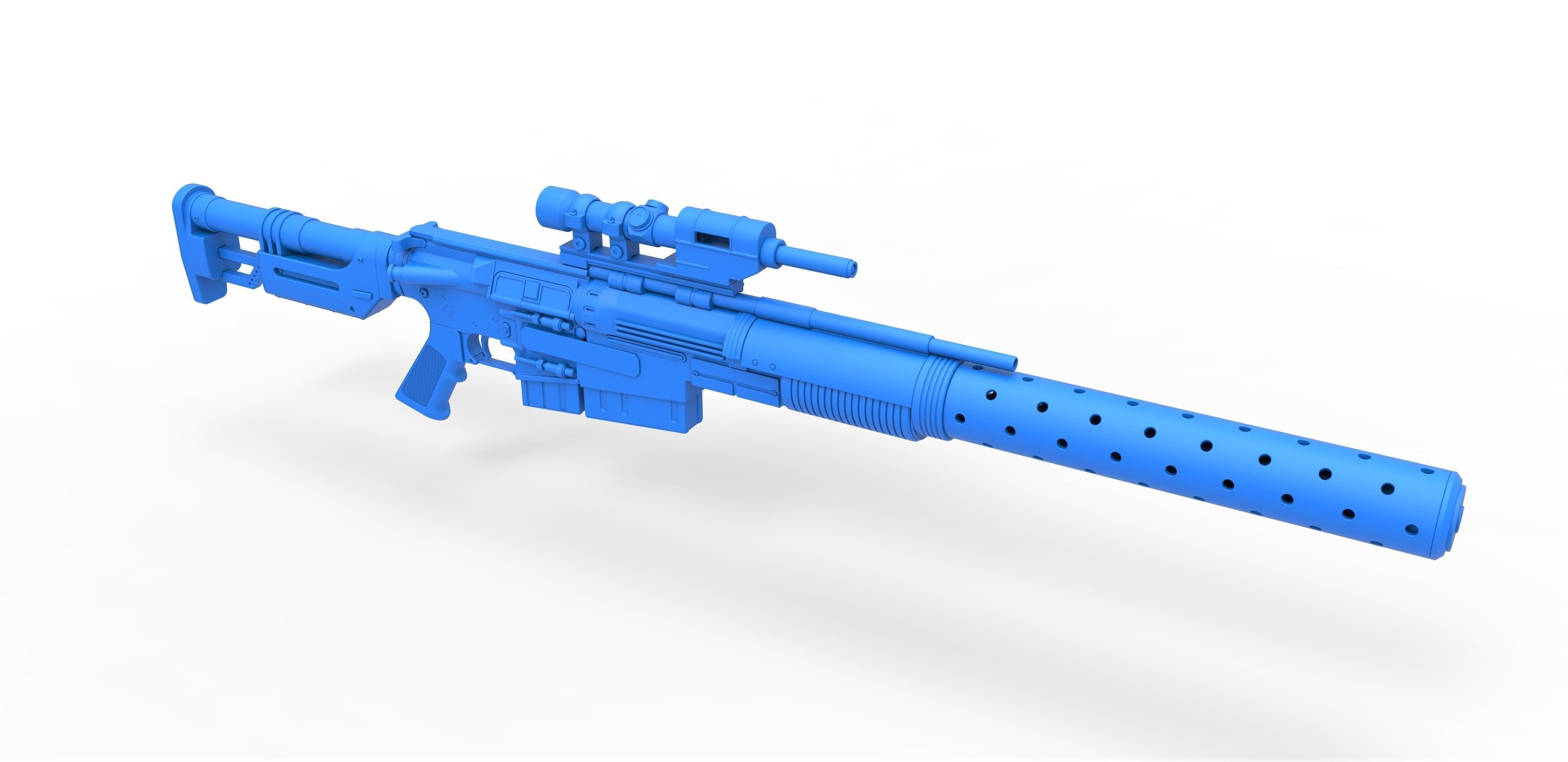 Sniper Blaster rifle A300 from the movie Rogue One 2016 3D model | CGTrader