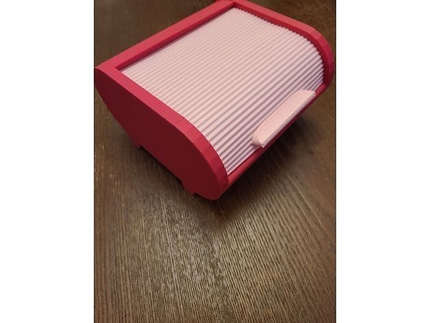 Wide Roll Top Box 3D model | CGTrader