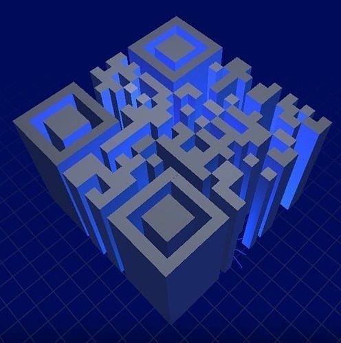 3D model QR Code 3d VR / AR / low-poly | CGTrader