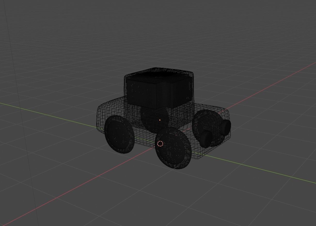 Simple Red Car 3D Model 3D model | CGTrader