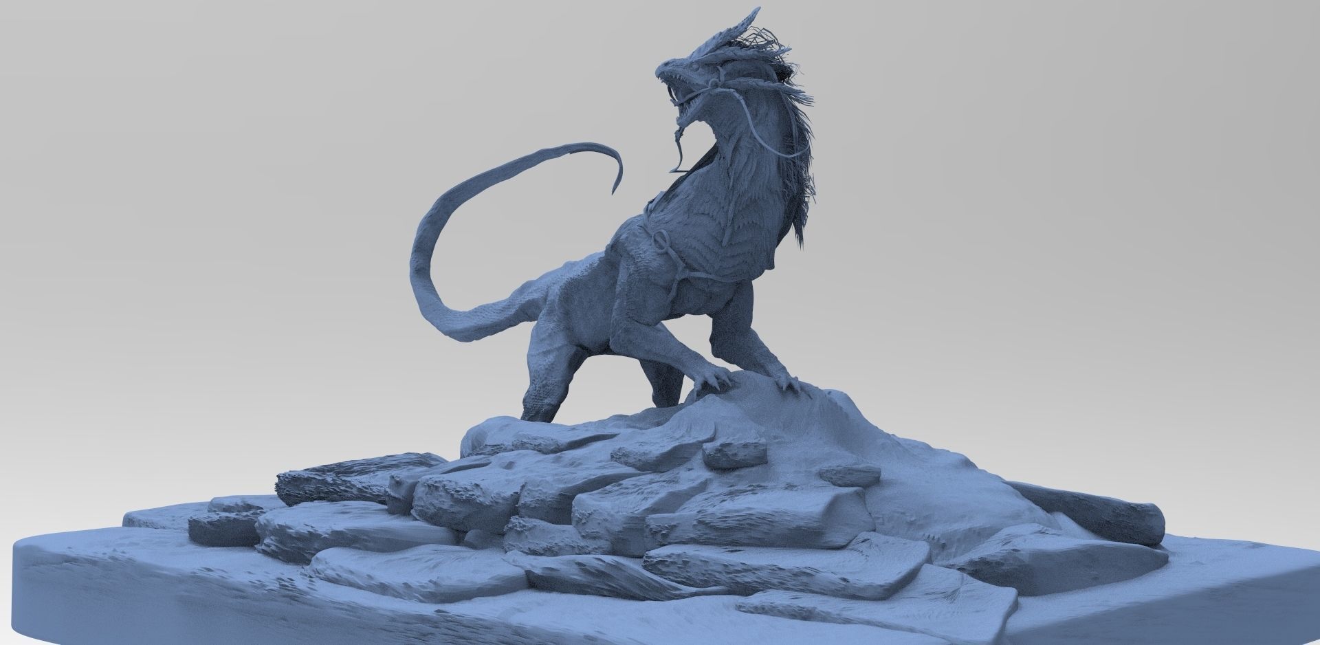 Lizard Mount 3D model | CGTrader