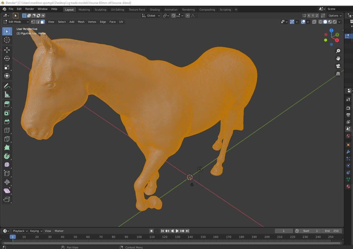 Horse 3d print model free 3D model 3D printable | CGTrader