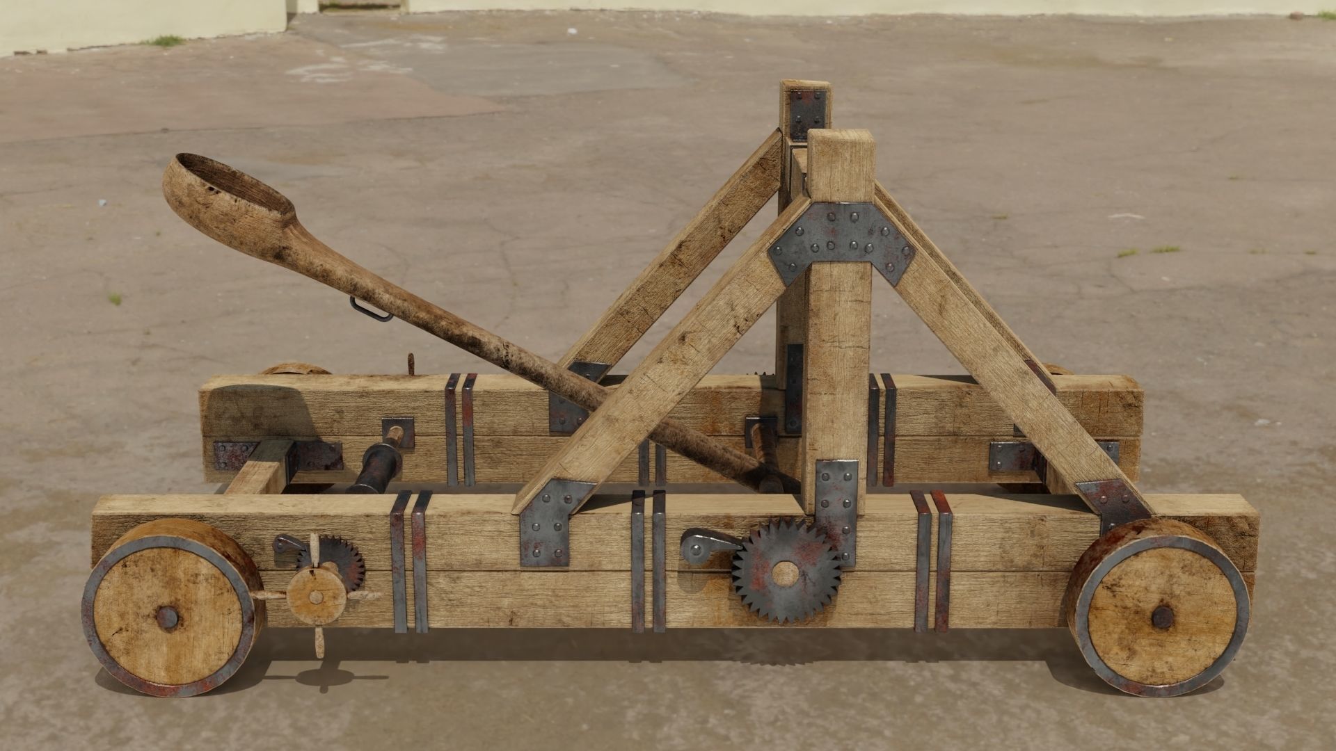3D model Catapult PBR 4K VR / AR / low-poly | CGTrader