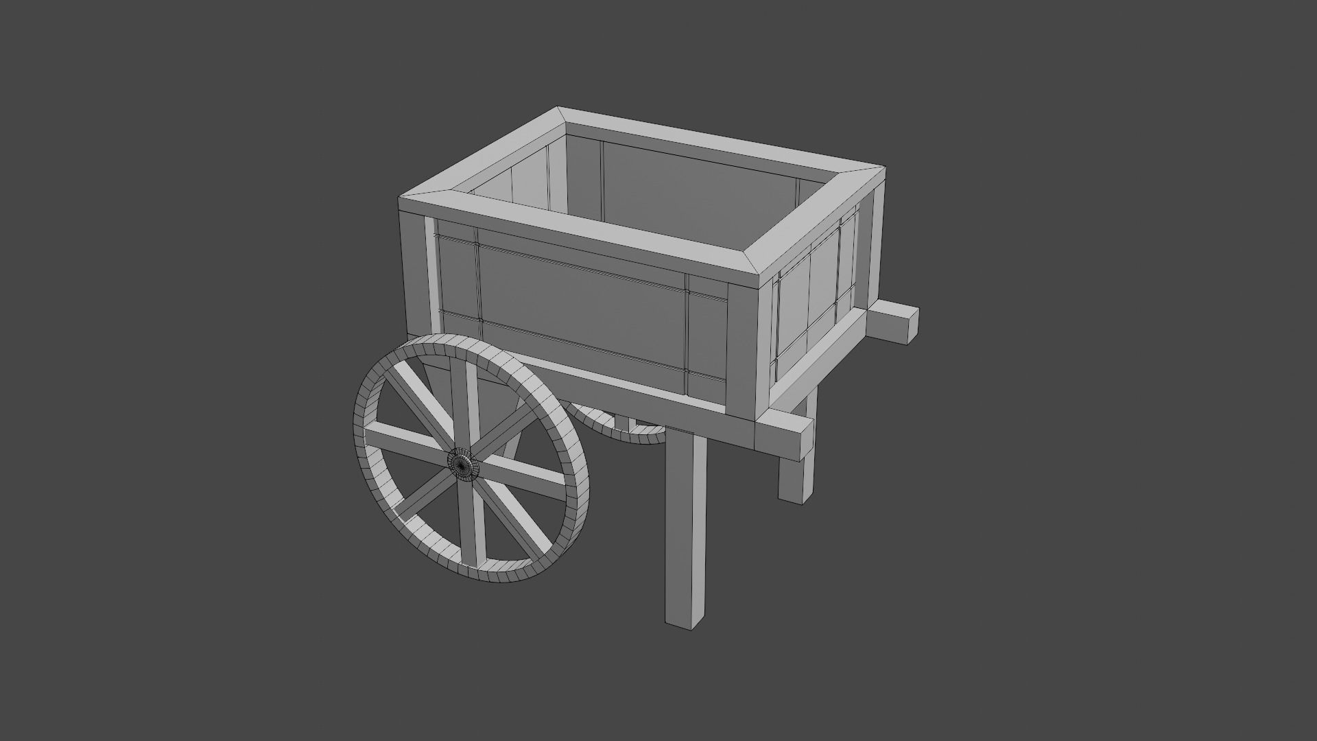 3D model Planter Cart VR / AR / low-poly | CGTrader