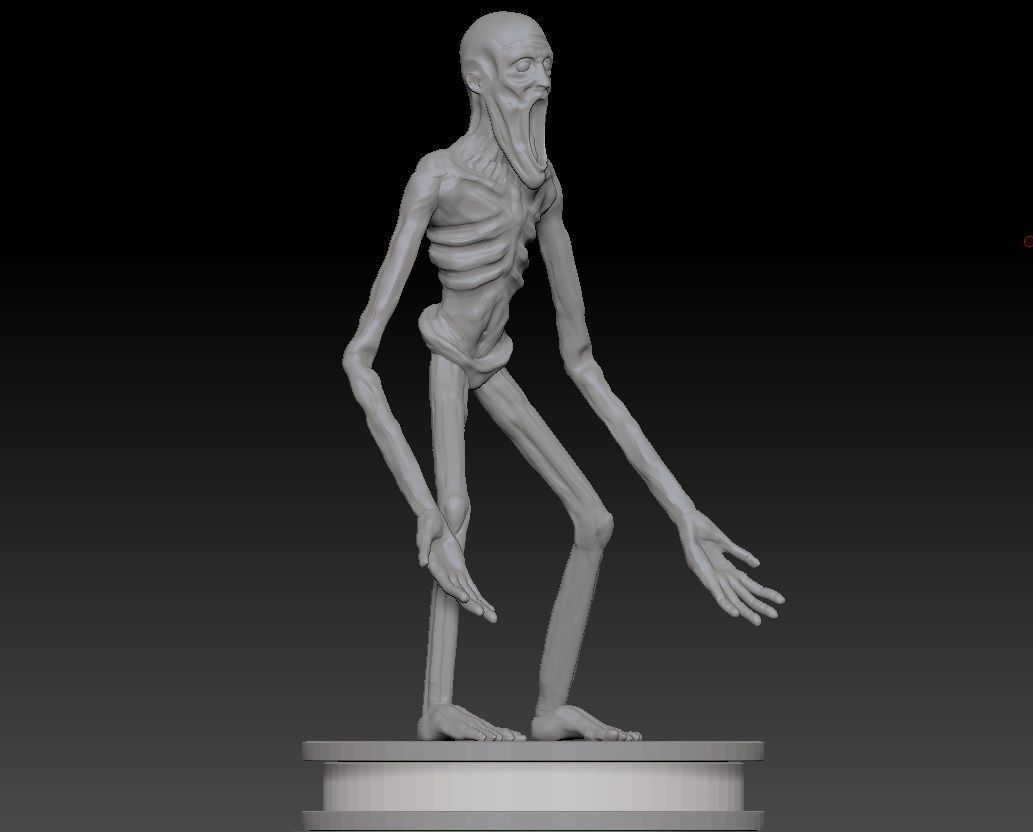 SCP-096 3D model 3D printable | CGTrader