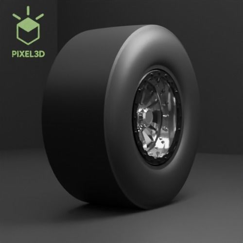 Drag wheel R3 3D model 3D printable | CGTrader