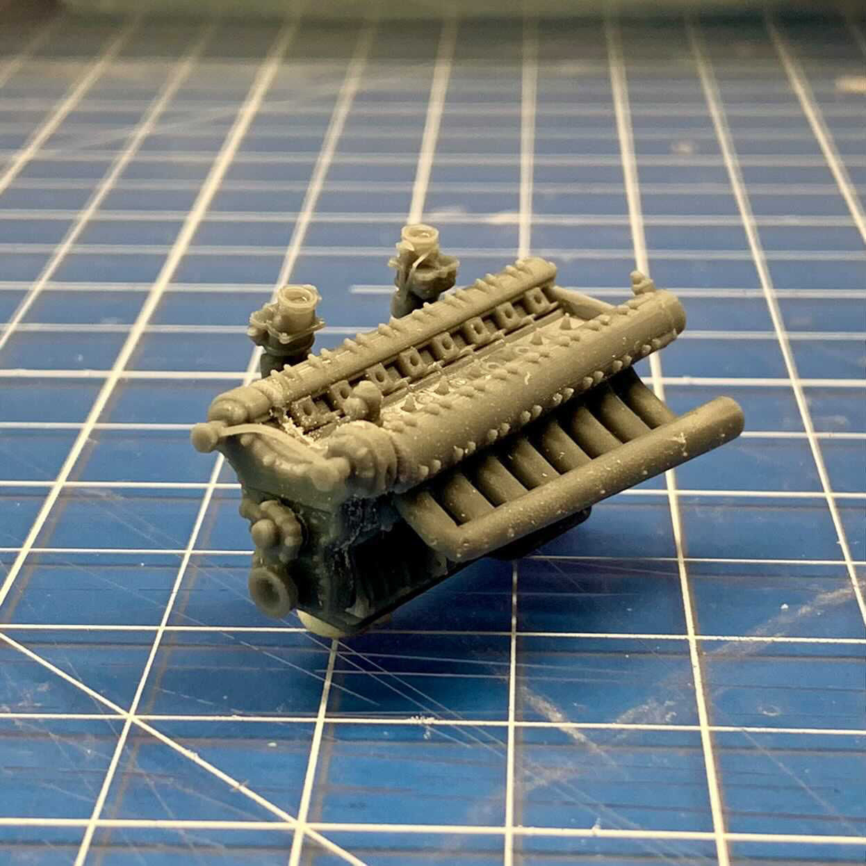 Hotrod Ratrod Racing Straight 8 engine motor with options 3D model 3D ...