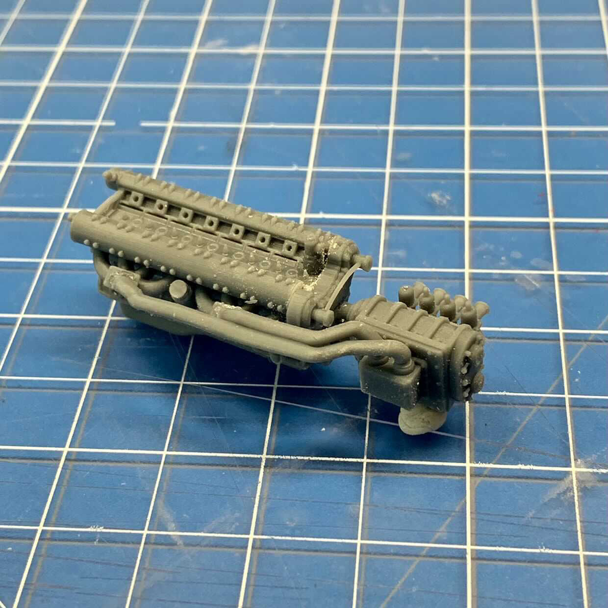 Hotrod Ratrod Racing Straight 8 engine motor with options 3D model 3D ...