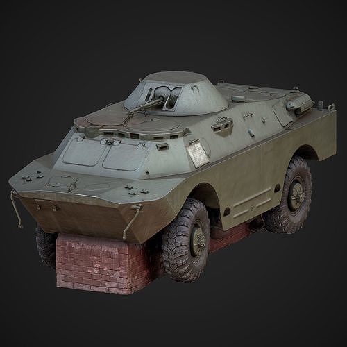 BRDM-2 Raw 3D Scan 3D model | CGTrader