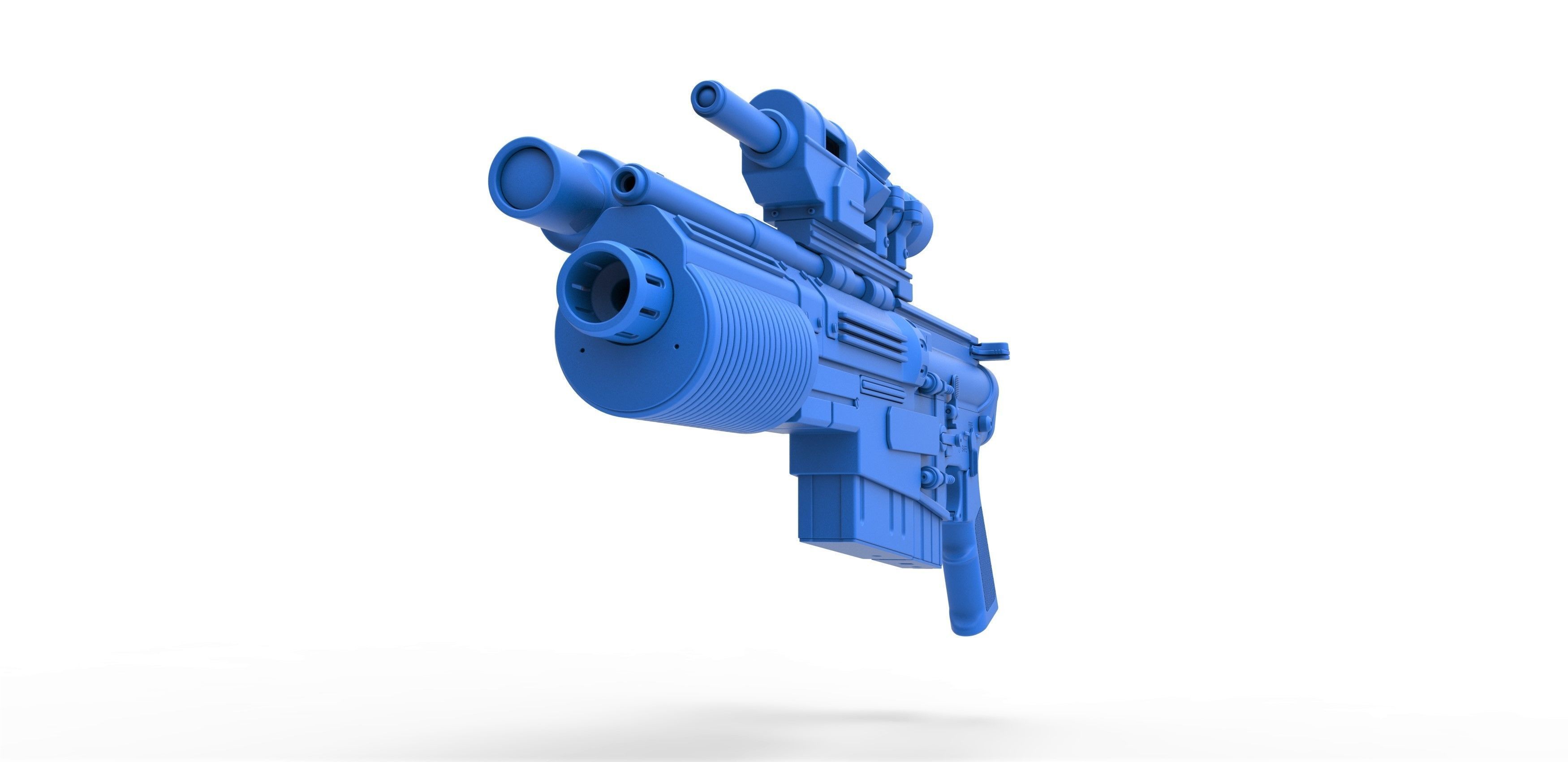 Blaster rifle A300 3D model | CGTrader