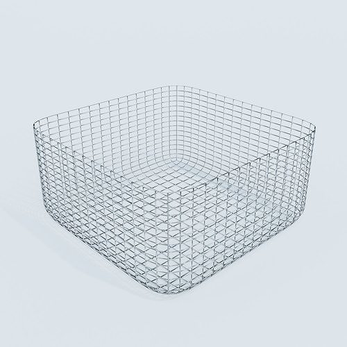 Wire Basket 3D model | CGTrader