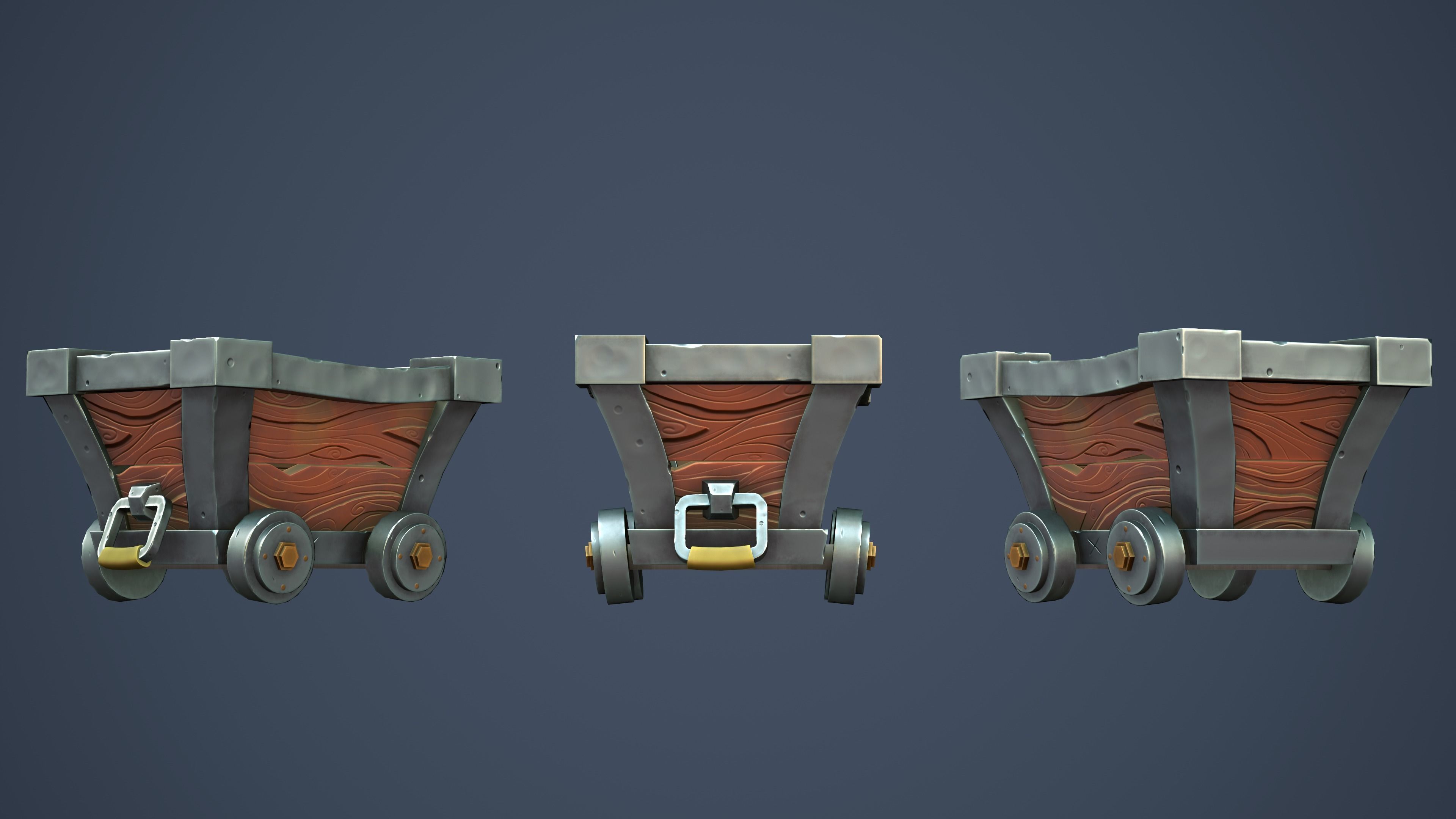 3D model Stylzied Miner Pack VR / AR / low-poly | CGTrader