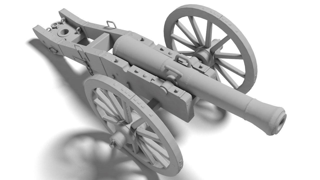 war cannon for 3D print 3D model 3D printable | CGTrader