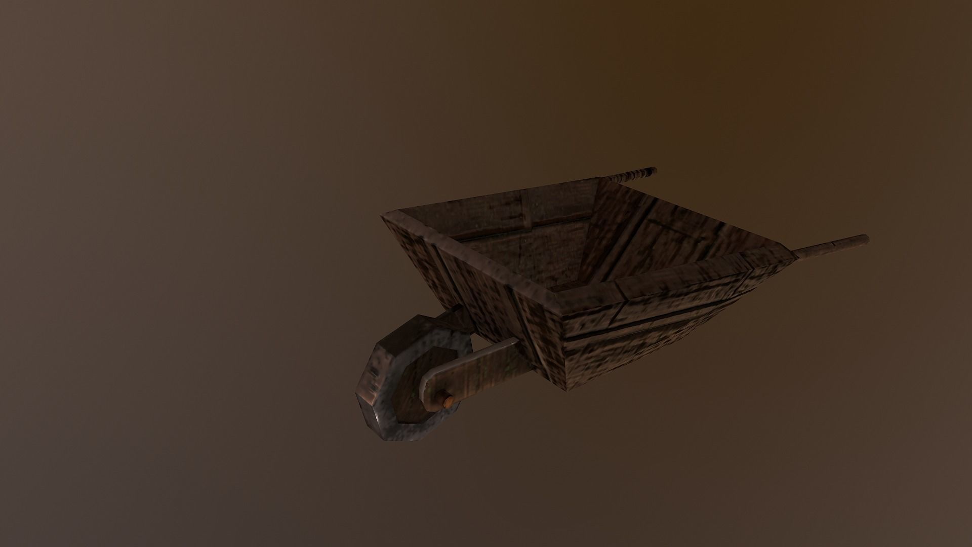 Low Poly Wheelbarrow free VR / AR / low-poly 3D model | CGTrader