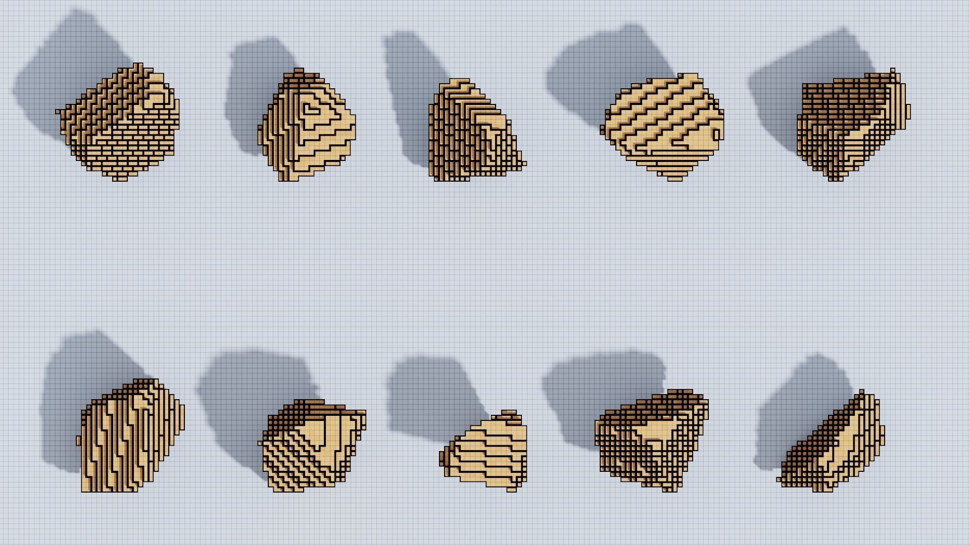 3D model Voxel Stones-Sandstone T9 VR / AR / low-poly | CGTrader