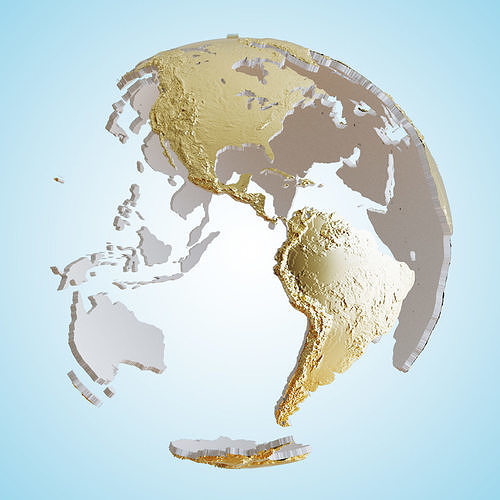 Earth Map Globe 3d