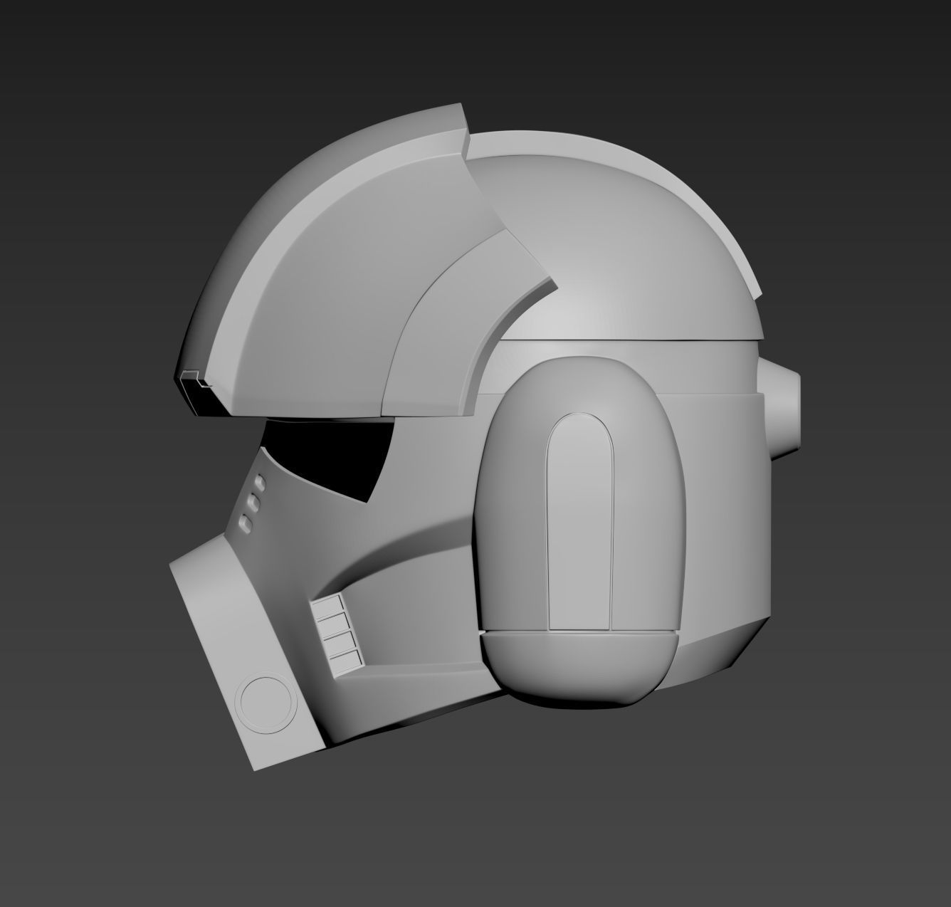 Star War TCW Clone Trooper Pilots Phase 2 Helmet 3D model 3D printable ...