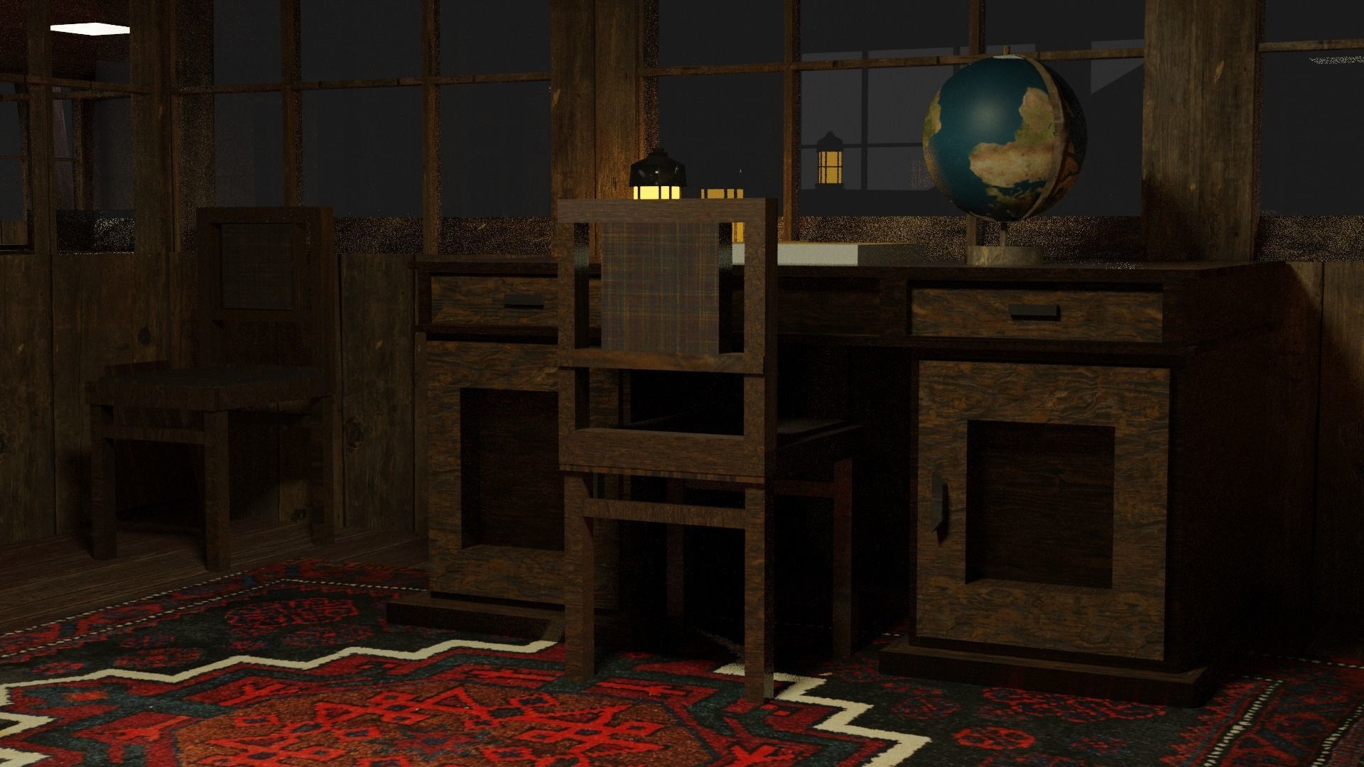 Fire Lookout Tower Architecture Build free 3D model | CGTrader