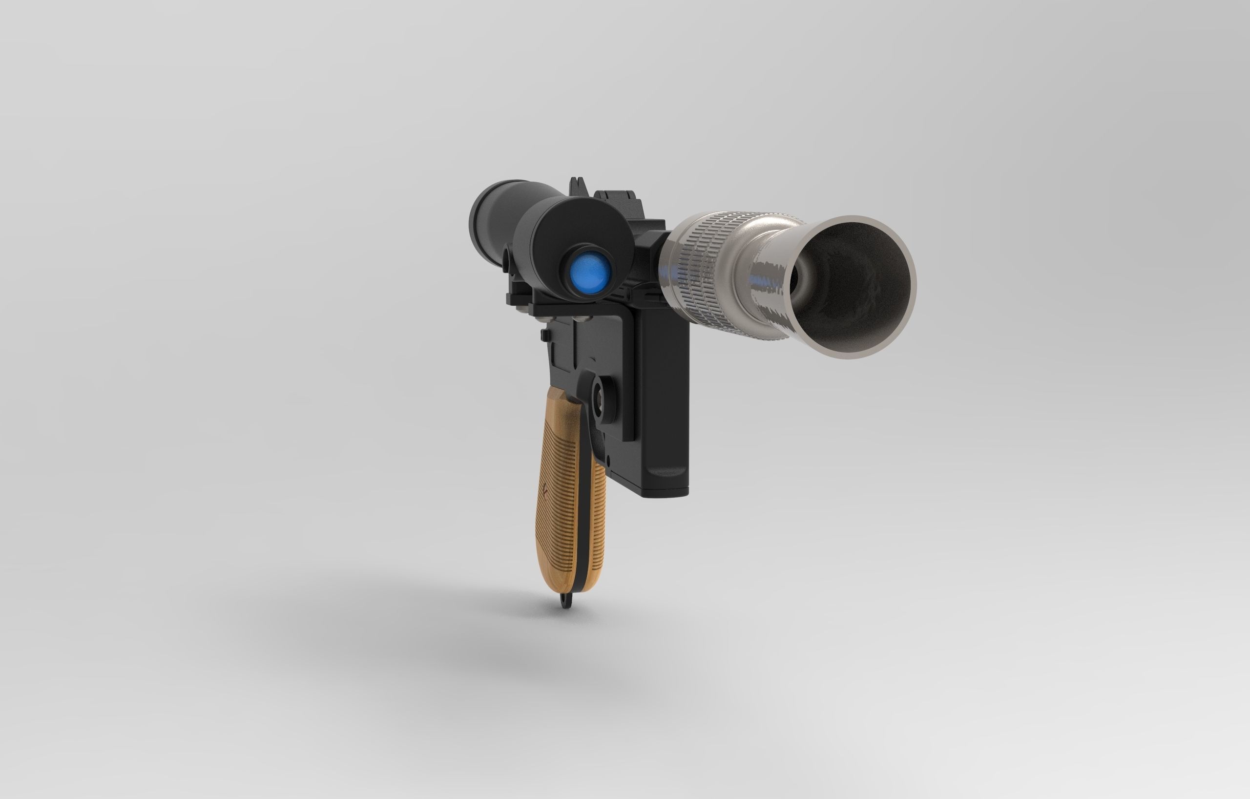 Lukes Blaster DL-44 3D model | CGTrader
